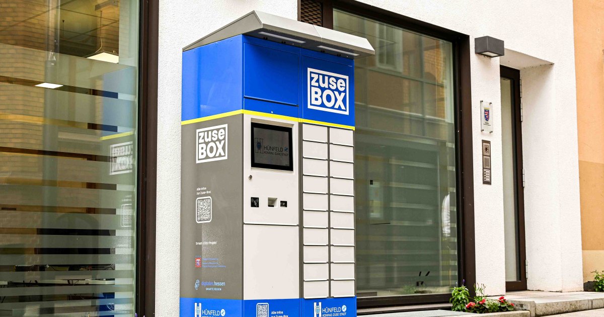 Zuse-Box steht bereit | Stadt Hünfeld