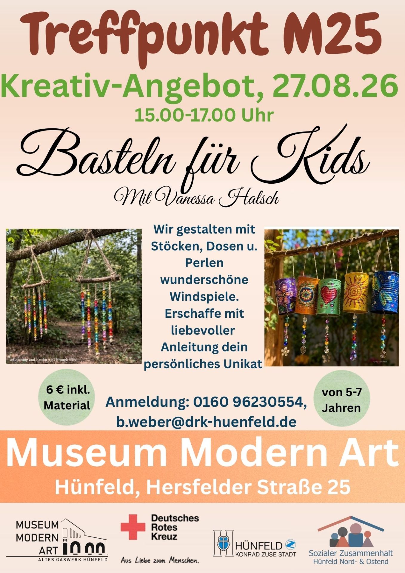 Basteln für Kids mit Vanessa Halsch | Stadt Hünfeld